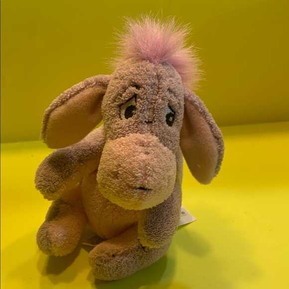 Disney | Toys | Plush Eeyore Toy With Pink And Purple Accents | Poshmark